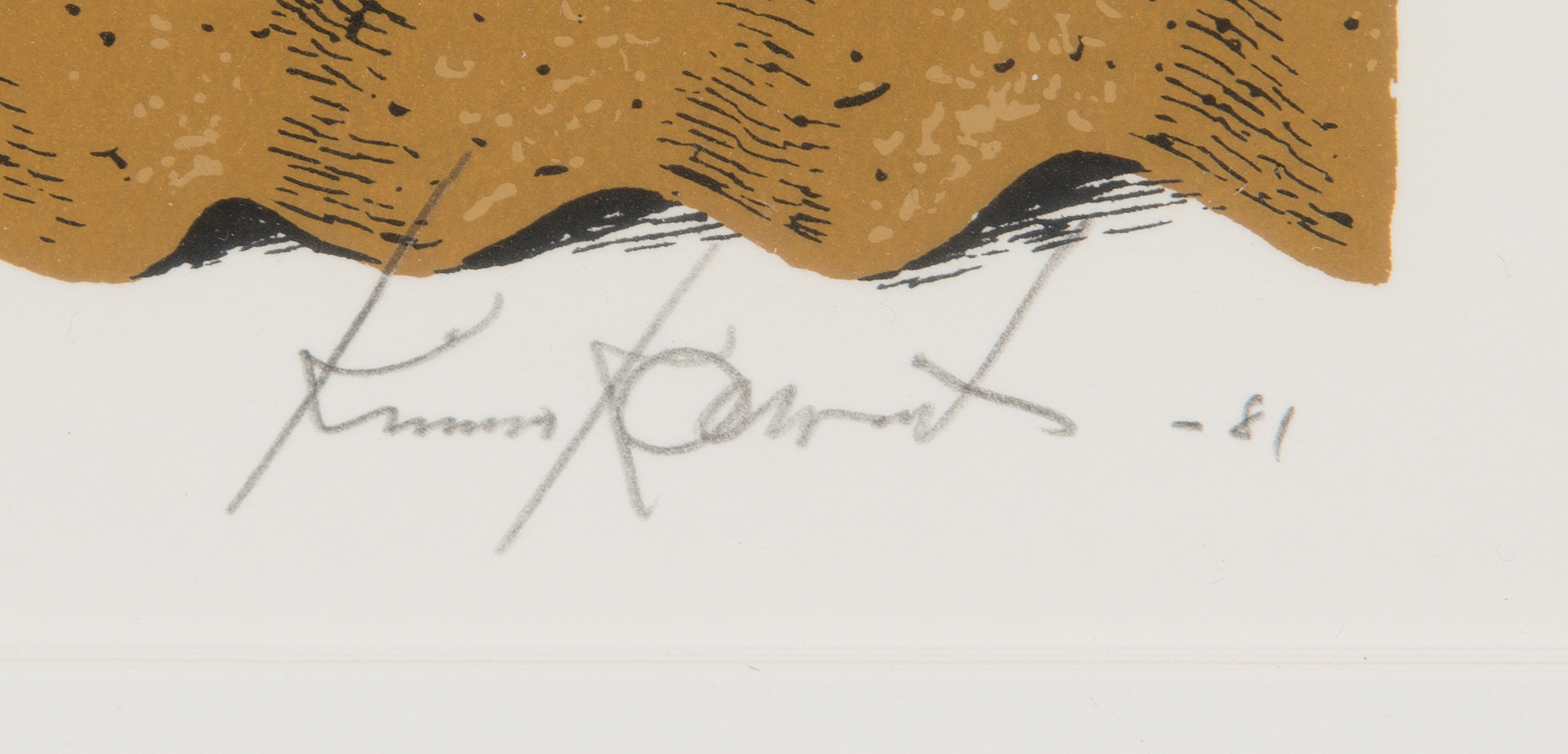 Kimmo Kaivanto, serigrafi, signerad och daterad -81, märkt H.C. - Bukowskis