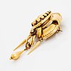 Gustaf Dahlgren & Co, brooch 18K gold. Malmö 1877. - Bukowskis