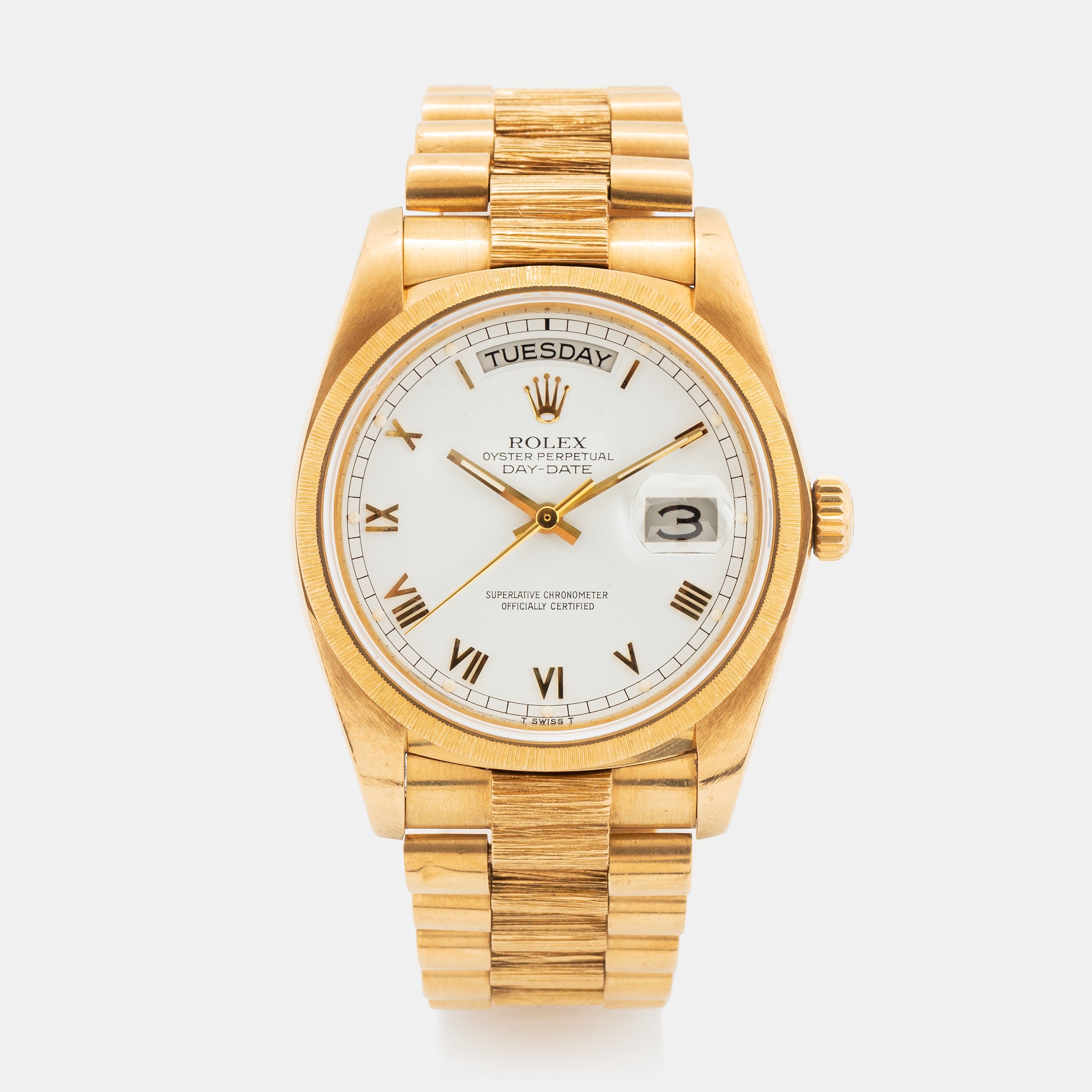 Rolex, Day-Date, "Bark Finish". - Bukowskis