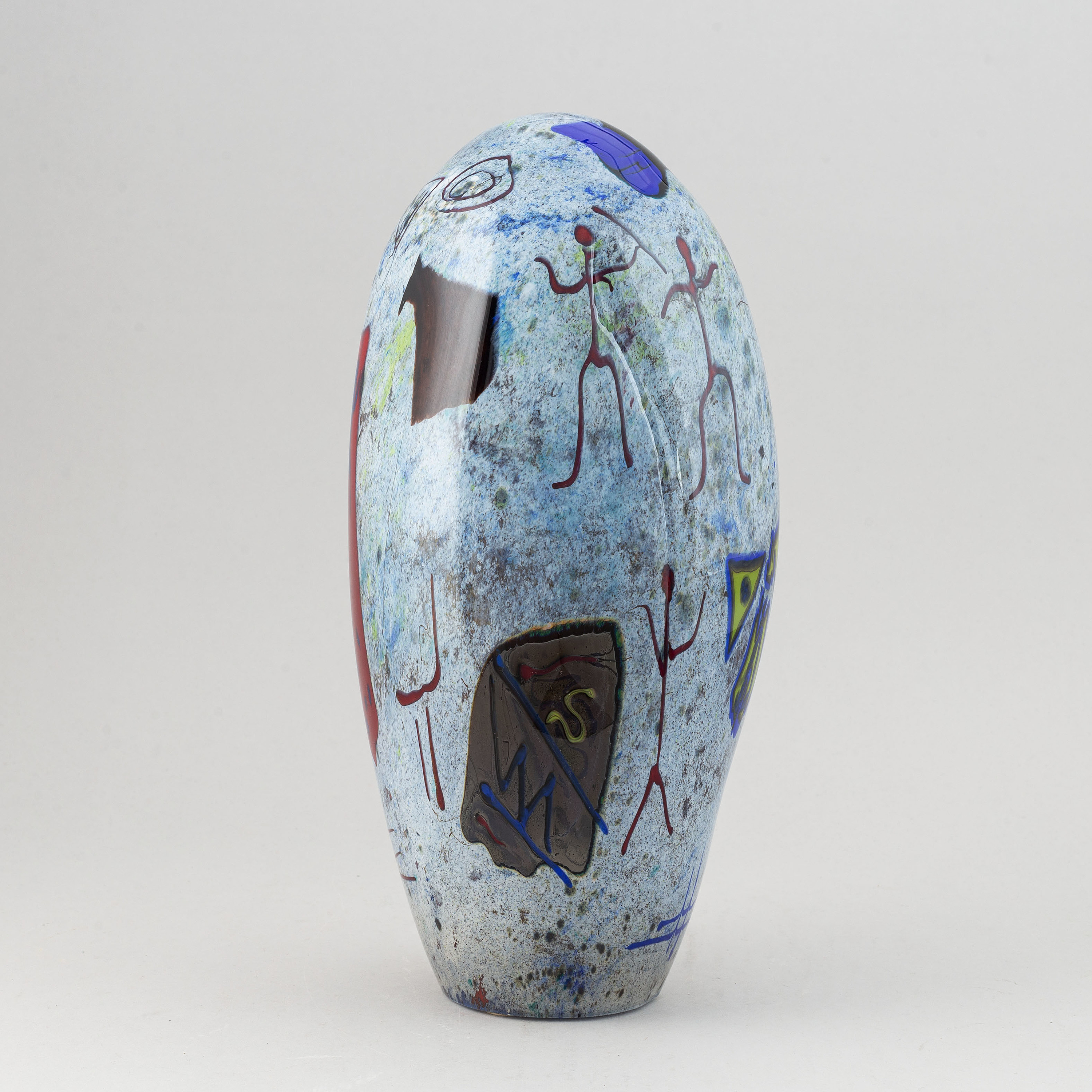 Jan-Erik Ritzman, skulptur, glas, Transjö, daterat 91. - Bukowskis