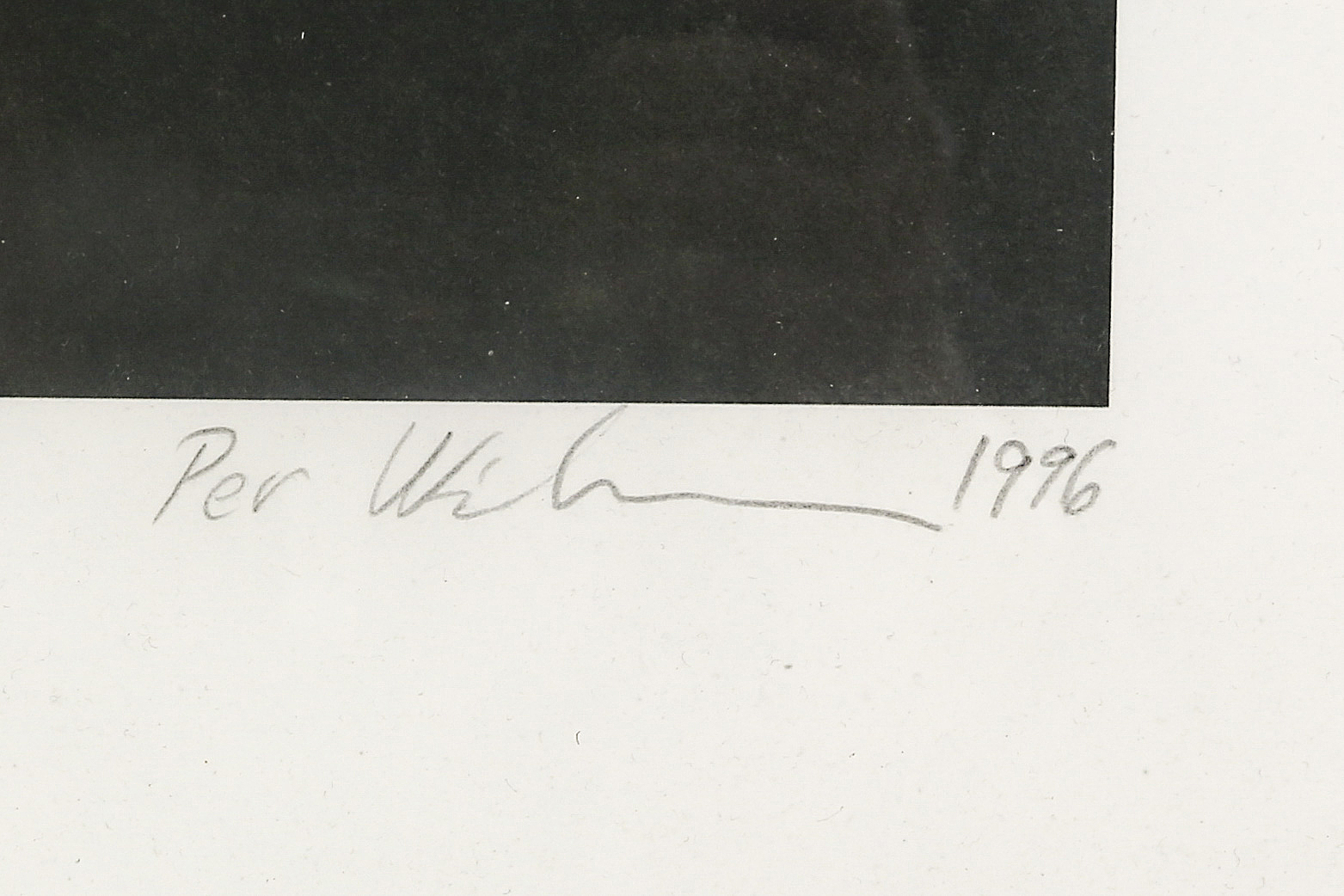 Per Wichmann, foto, 1996, signerad och daterad. - Bukowskis