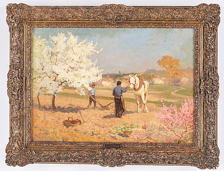 Joseph Kirkpatrick, oil on canvas, signed and dated 1907. - Bukowskis