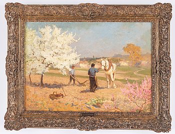 Joseph Kirkpatrick, oil on canvas, signed and dated 1907. - Bukowskis