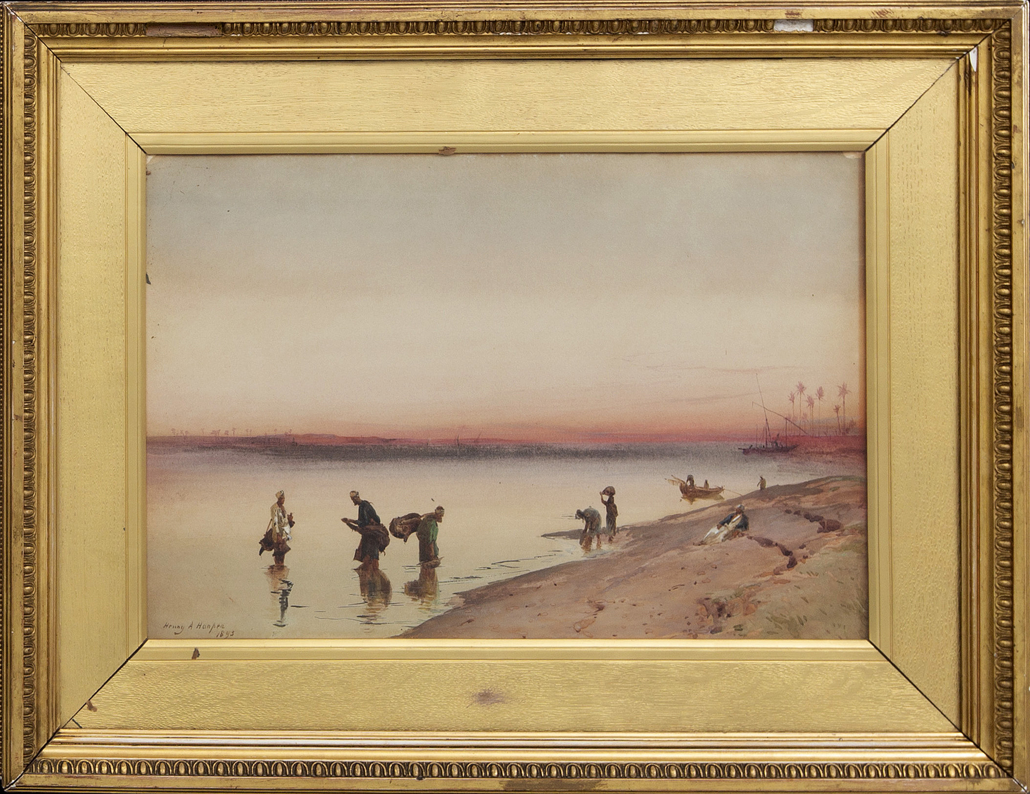 Henry Harper watercolour signe and dated 1893. - Bukowskis