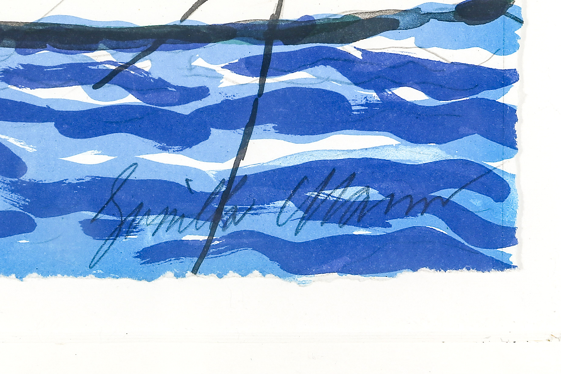 Gunilla Mann, color lithograph signed and numbered 50/290. - Bukowskis