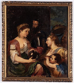 Georg Pauli, oil on canvas/paper-panel. - Bukowskis