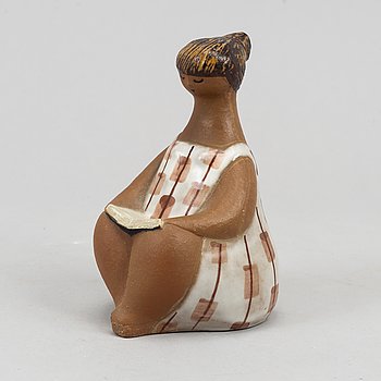 A stoneware figurine "Charlotta", from the series "The ABC-girls", by Lisa Larson for ...