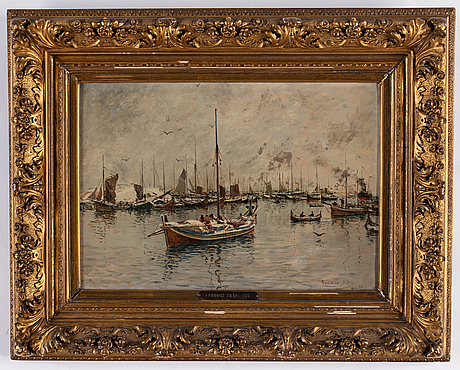 Gunnar Berg, oil on canvas, signed and dated -88. - Bukowskis