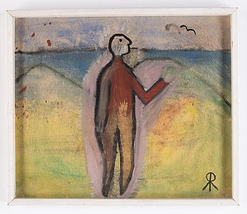 Roger Risberg, akvarell, signerad. - Bukowskis