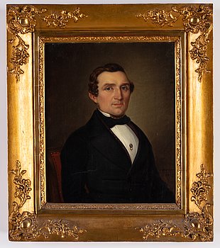 Carl Wilhelm Nordgren, oil on canvas, signed and dated 1847. - Bukowskis