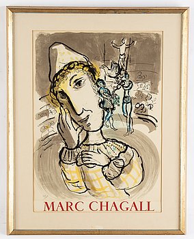 Marc Chagall, after lithograph in colours, bear numbering 420/1000 ...