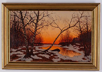 Edvard Rosenberg, oil on canvas, signed and dated 1926. - Bukowskis