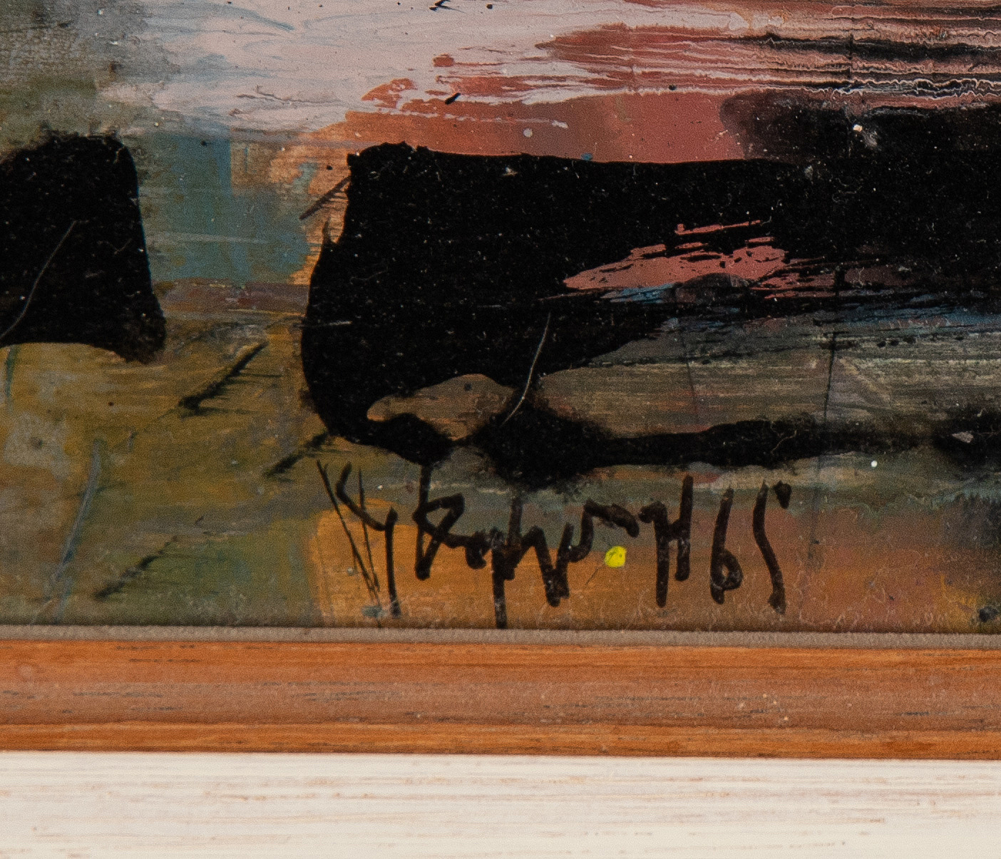 Thomas Gleghorn, olja på pannå, signerad och daterad -65. - Bukowskis