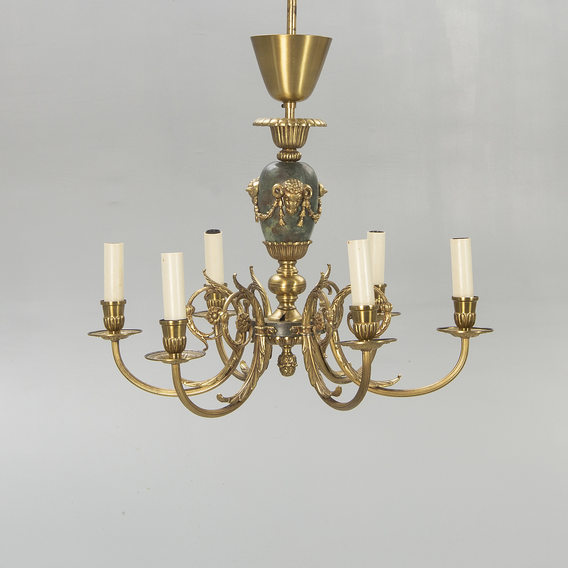 An Empire style ceiling lamp mid 1900s. - Bukowskis