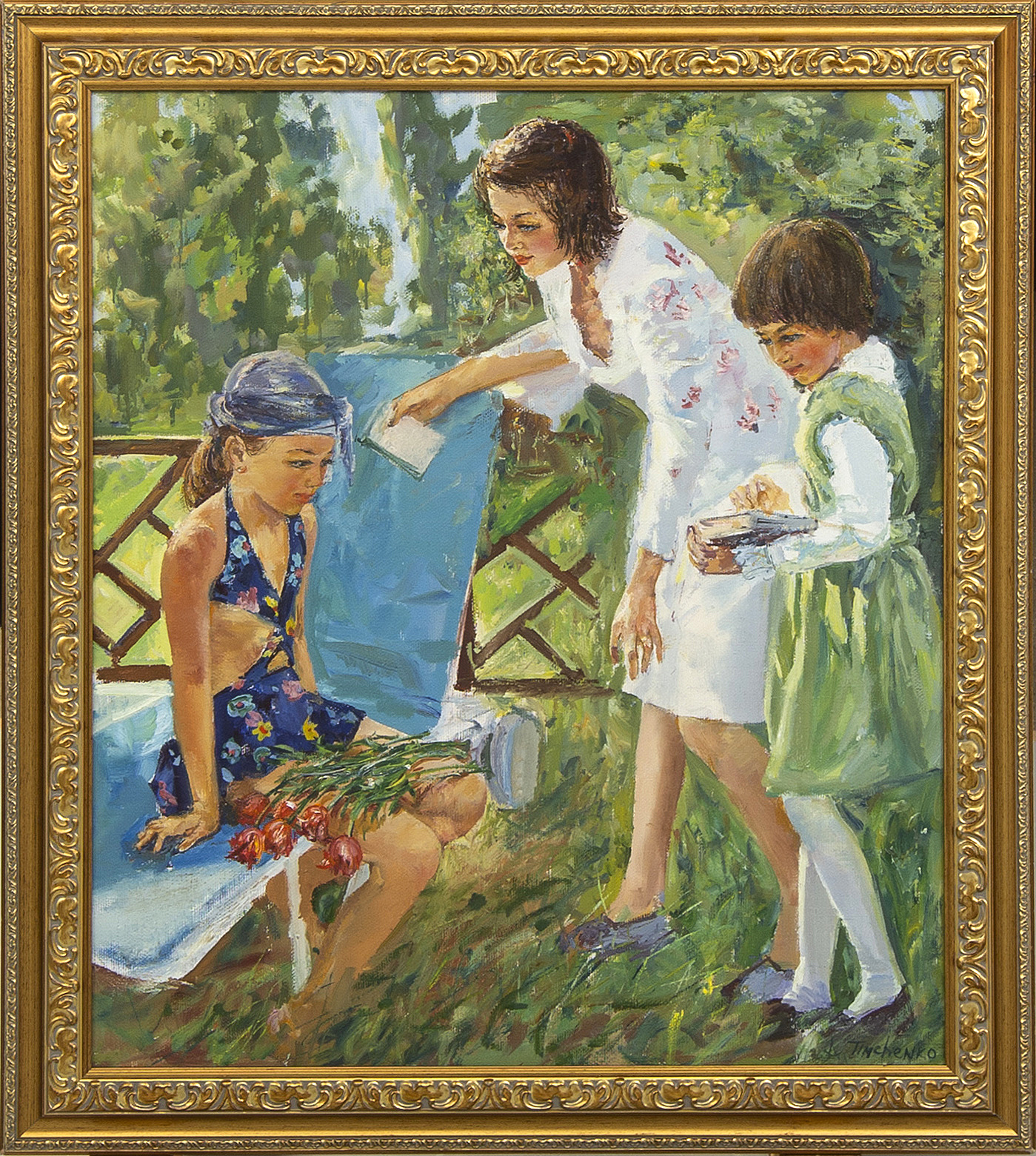 Alex Timchenko, oil on canvas, signed. - Bukowskis