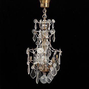 A 'Sturehov' rococo style chandelier from Ikea, 1990's. - Bukowskis