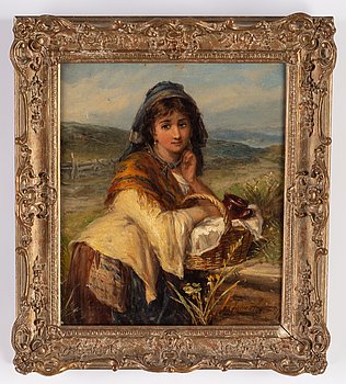 James Cole, oil on canvas, signed and dated 1877. - Bukowskis