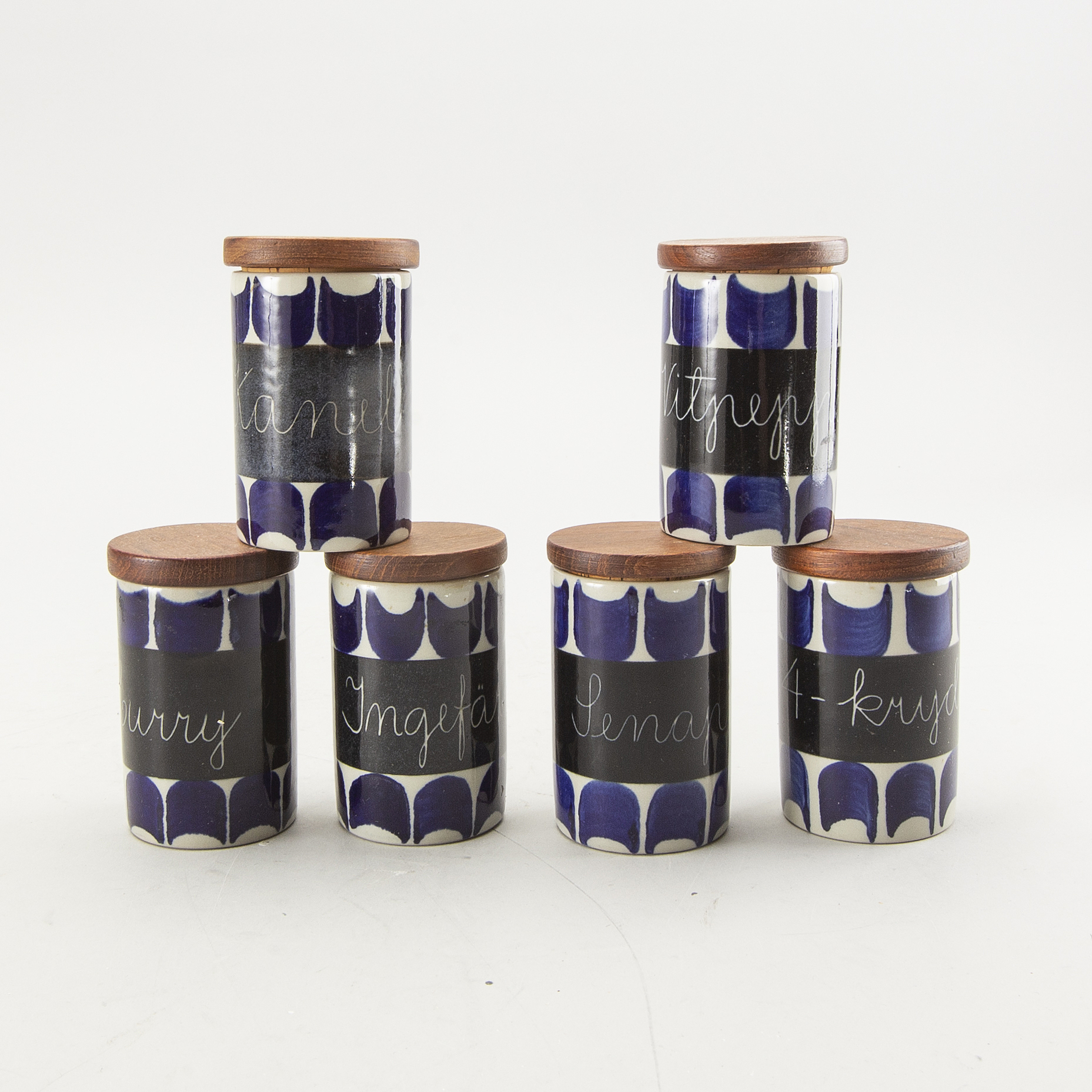 Marianne Westman kryddställ Rörstrand 1950-tal. - Bukowskis