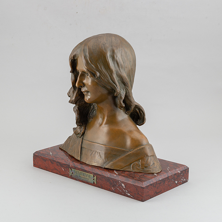 Léon Noël Delagrange, a bronze sculpture, signed. - Bukowskis