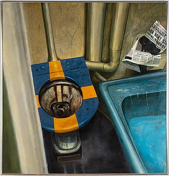 Behnn Edvinsson, oil on canvas, signed. - Bukowskis