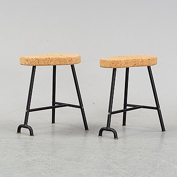 Ailse Crawford, a pair of stools, model 'Sinnerlig' for IKEA. - Bukowskis
