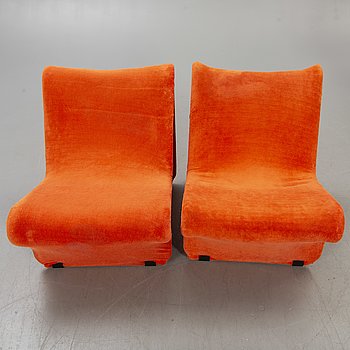 Jan Dranger / Johan Huldt, armchairs, a pair, "model 099", furniture of ...