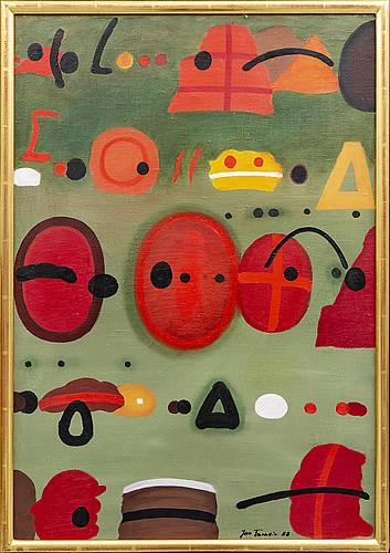 Jan Tarasin, oil on canvas signed and verso dated 1988. - Bukowskis