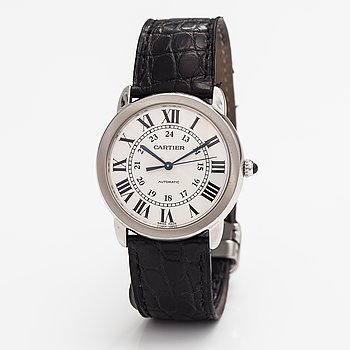 Cartier, Ronde Solo, armbandsur, 36 mm. - Bukowskis