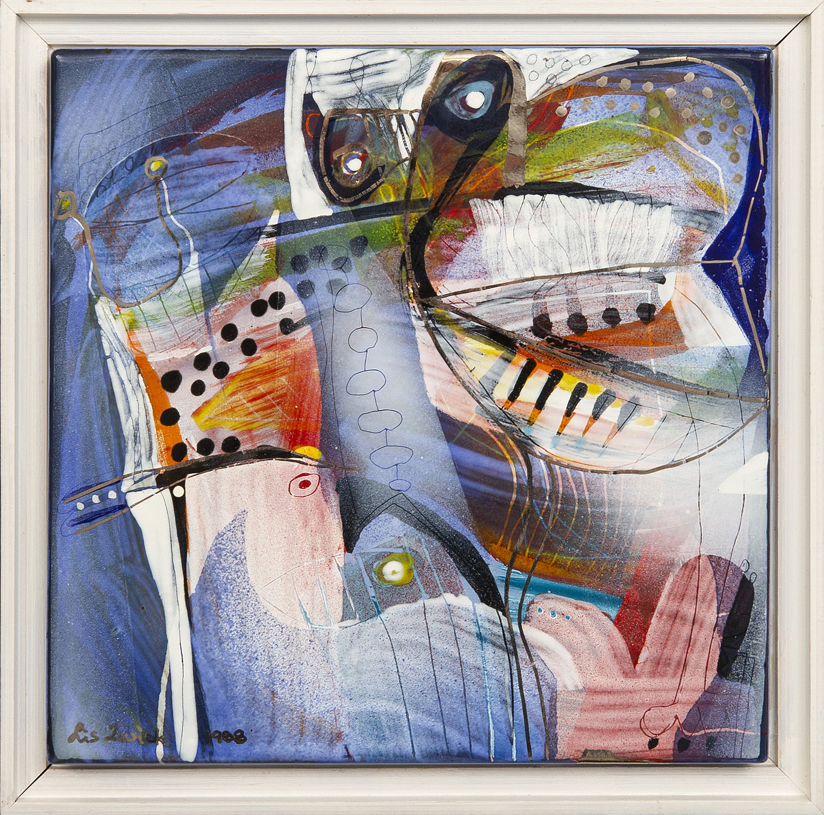 Lis Zwick, emalj signerad och daterad 1988. - Bukowskis