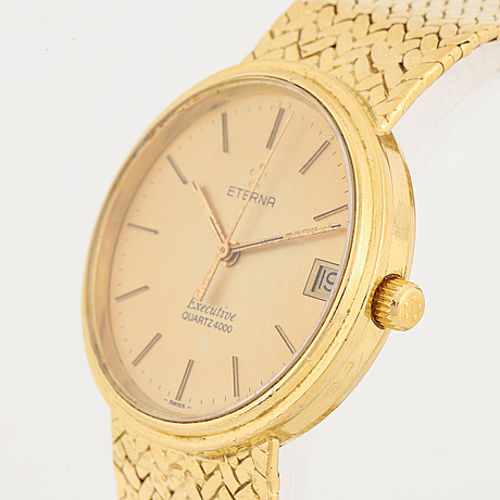 Eterna, Executive, Quartz 4000, wristwatch, 33 mm. - Bukowskis