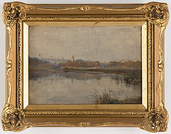 James Herbert Snell, oil on canvas, signed. - Bukowskis