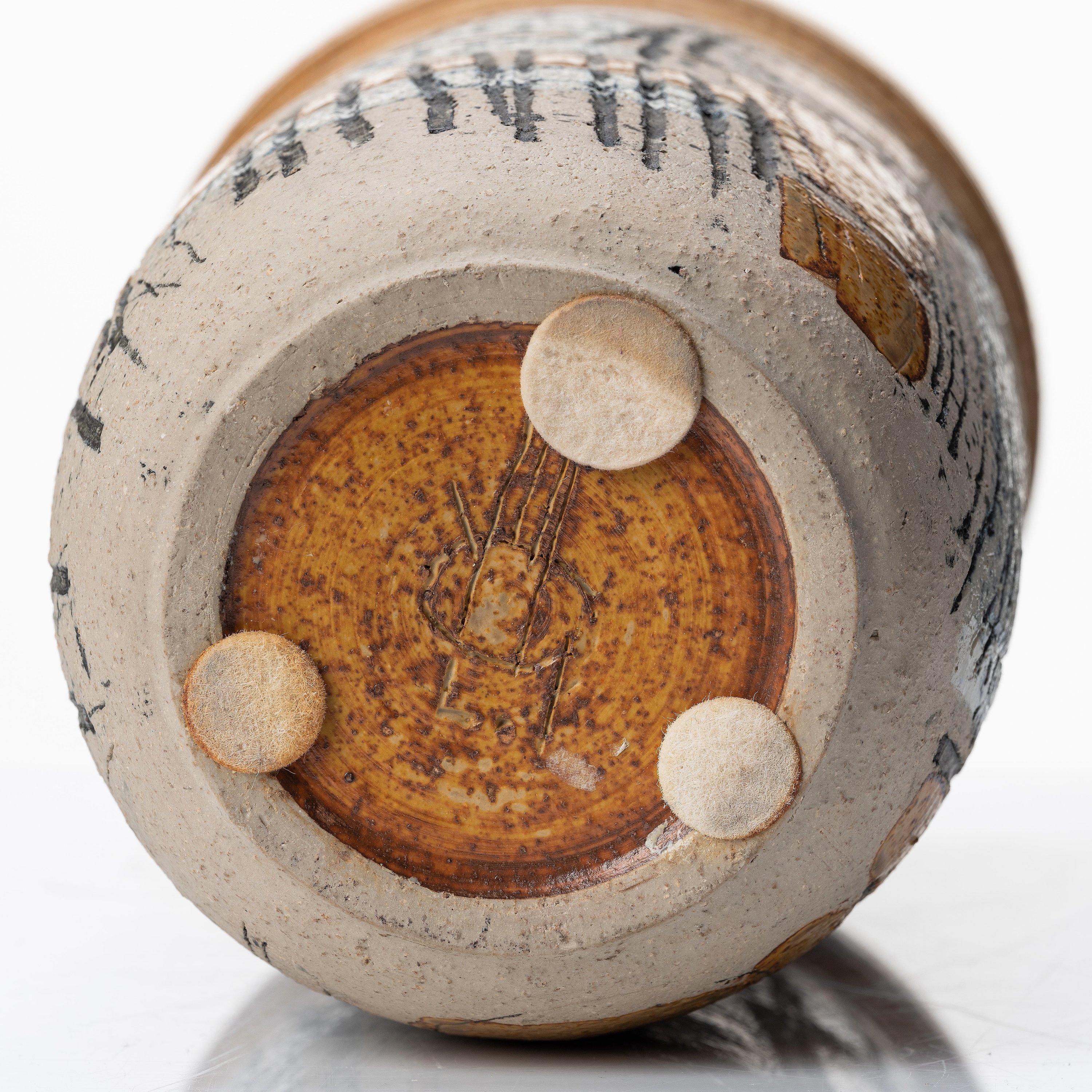 Lisa Larson, a unique stoneware vase, Gustavsberg studio, Sweden 1950s ...