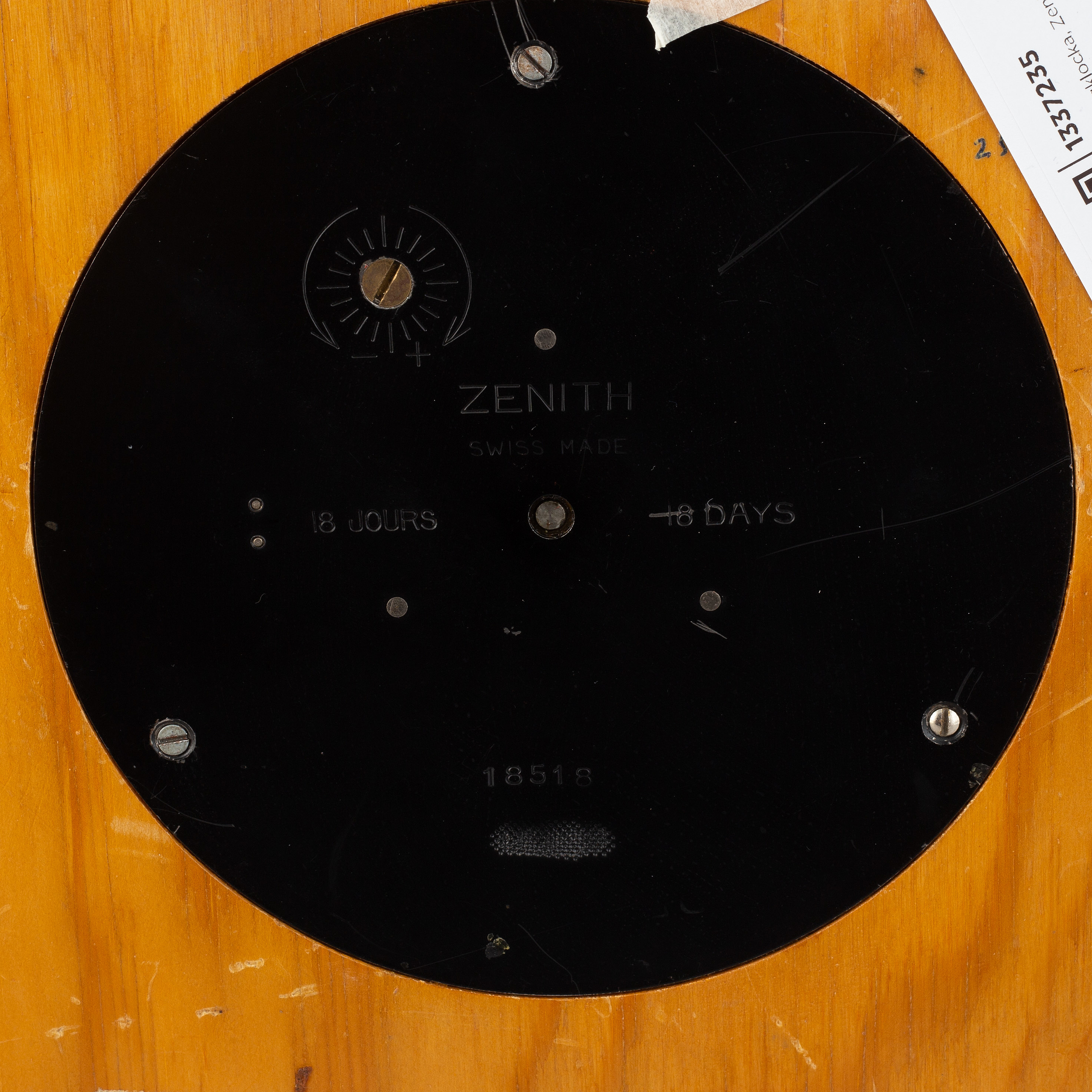 A wall clock from Zenith, mid 20th century. - Bukowskis
