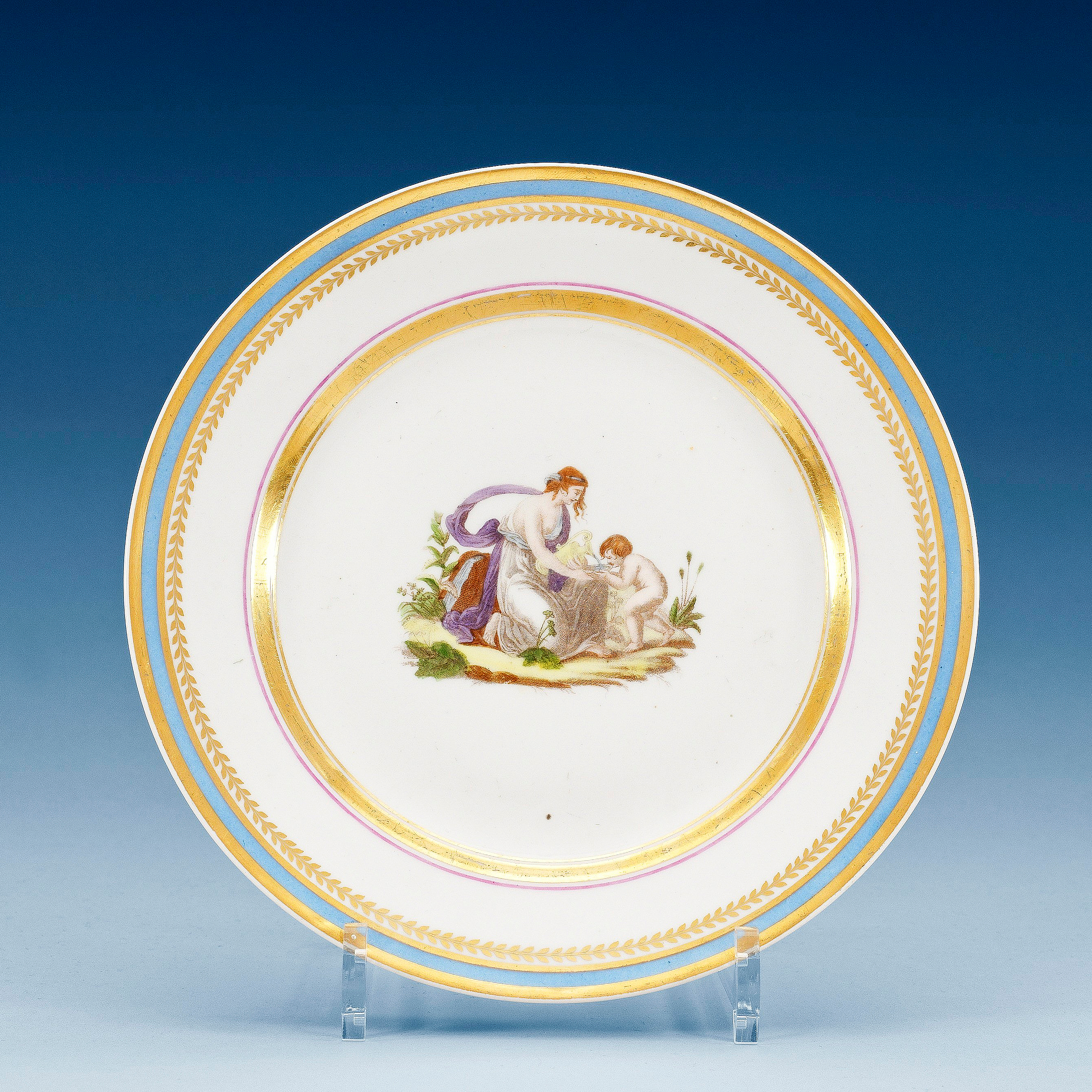 A Russian dinner plate, 19th Century. - Bukowskis