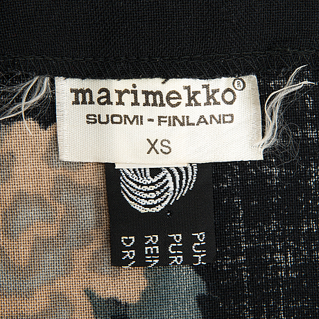 Marimekko, "Poneva" ylleklänning, Kerstin Enbom, mönster "Kolibri" av ...