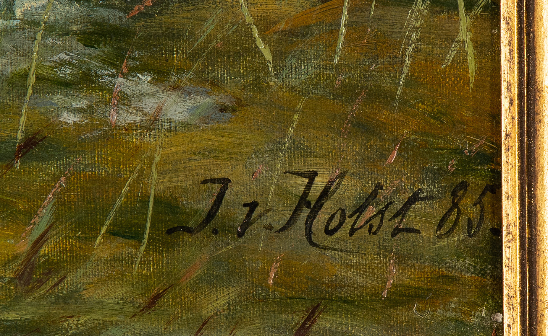 Johan von Holst, olja på duk, signerad och daterad -85. - Bukowskis