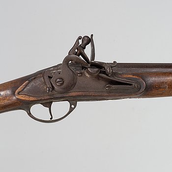 A Swedish military flintlock gun, 1805 pattern. - Bukowskis