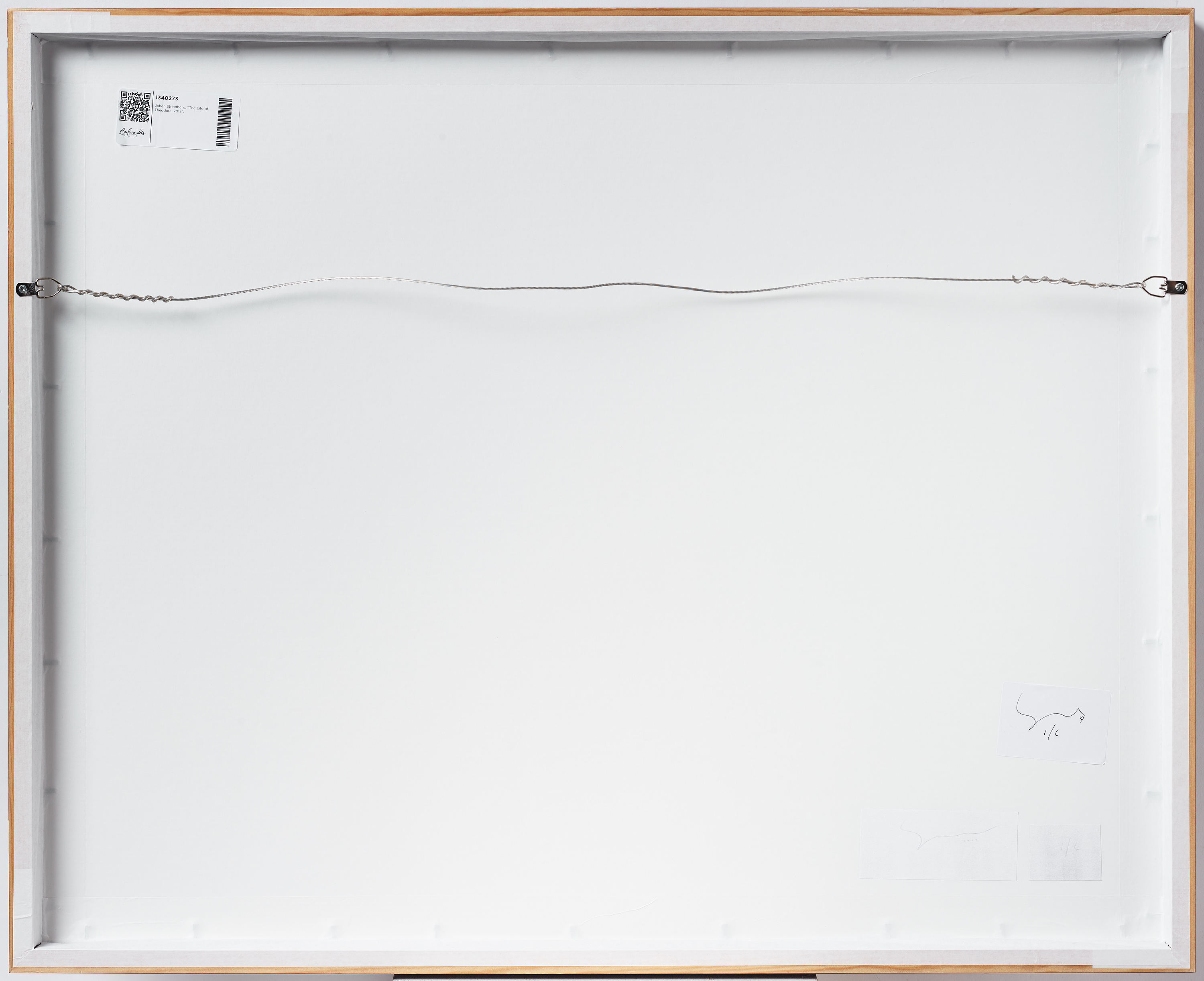 Johan Strindberg, "The Life of Theodore", 2015. - Bukowskis