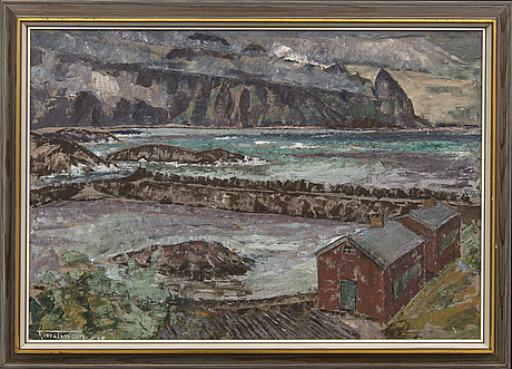 Torsten Torstenson, oil on panel, signed and dated 52. - Bukowskis