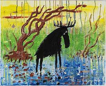 Carl Johan De Geer, acrylic on canvas, signed. - Bukowskis