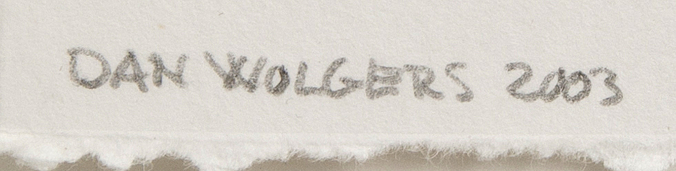 Dan Wolgers, relief signed dated and numbered 2003 61/100. - Bukowskis