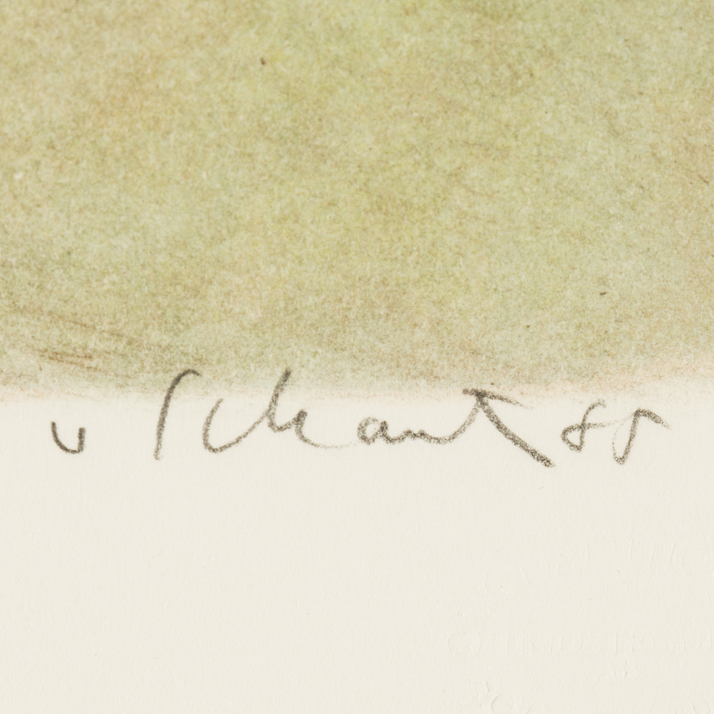 Philip von Schantz, lithograph in colours, 1985, signed EA. - Bukowskis