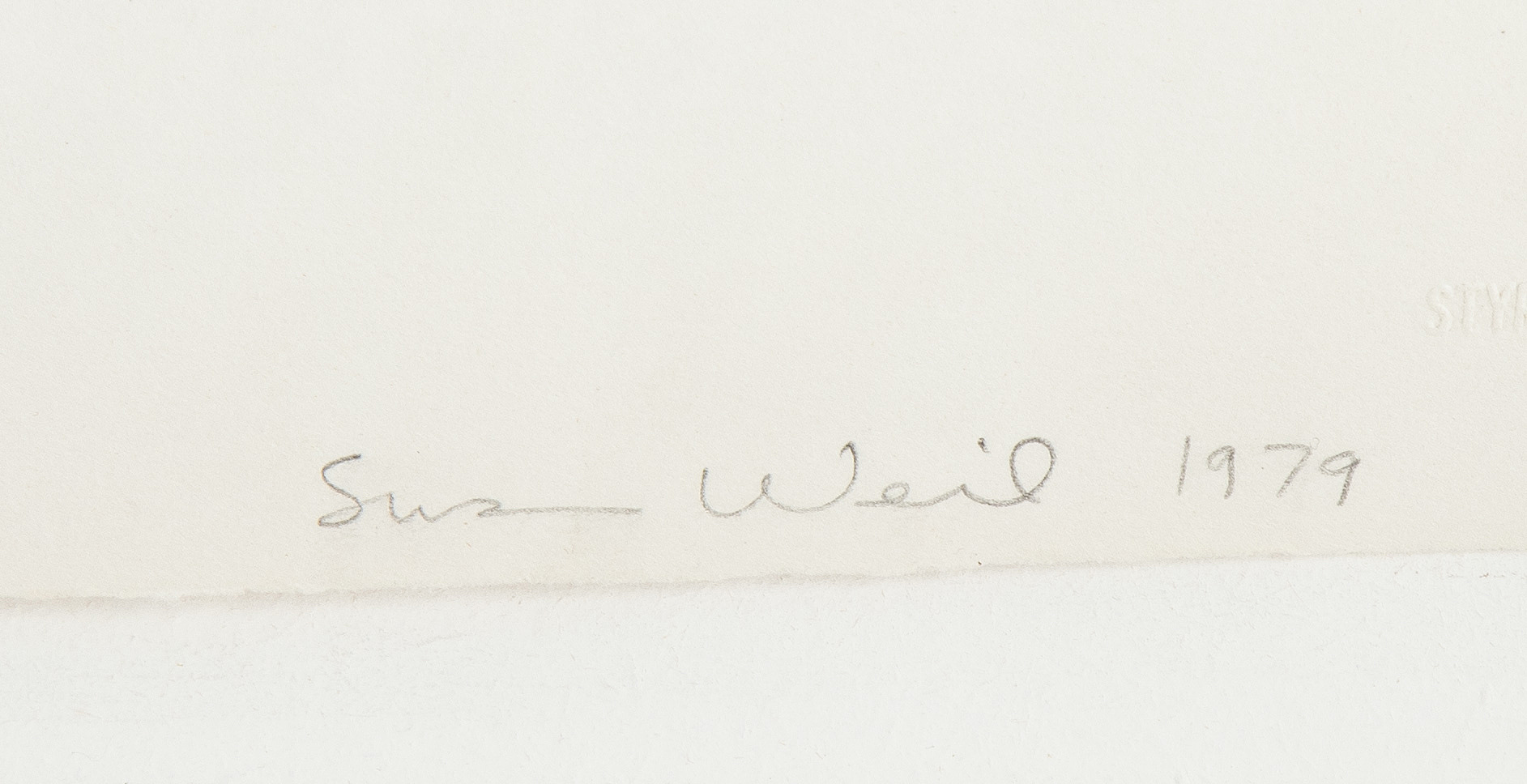 Susan Weil, collage, signerat och daterad 1979. - Bukowskis