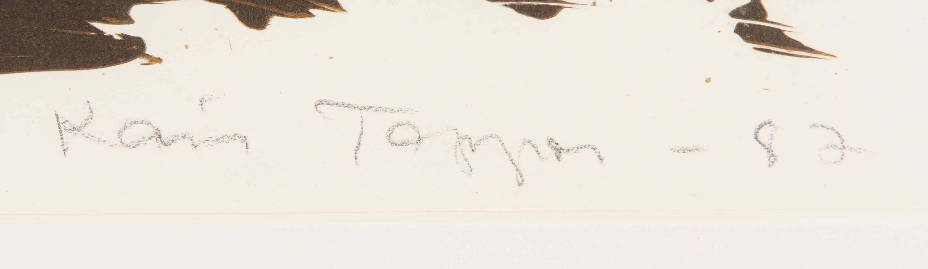 Kain Tapper, lithograph, signed and dated -87, numbered 15/150. - Bukowskis