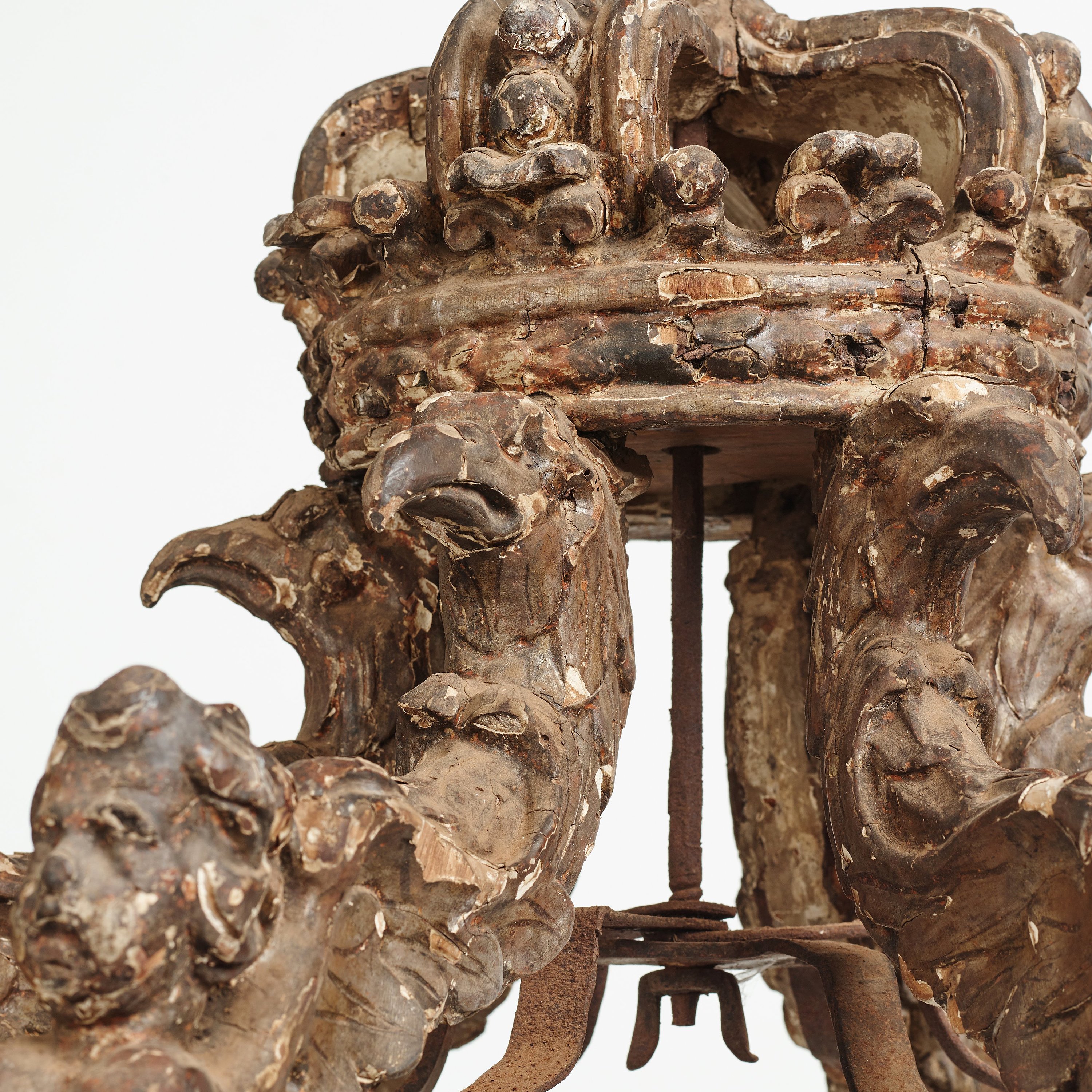 A Swedish Baroque canopy attributed to B Precht. - Bukowskis