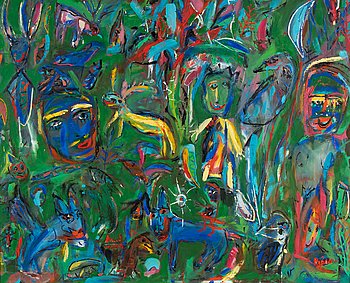 Björn Björnholt, oil on canvas, signed. - Bukowskis