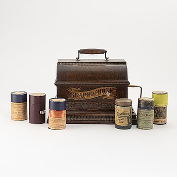 A graphophone, Columbia Graphophone Company, early 20th Century ...