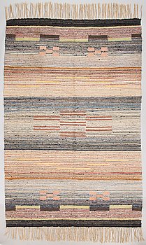 A 1930's Finnish rag rug. Circa 290 x 190 cm. - Bukowskis