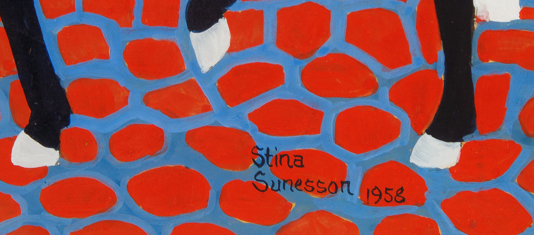 Stina Sunesson, gouache, signerad och daterad 1958. - Bukowskis