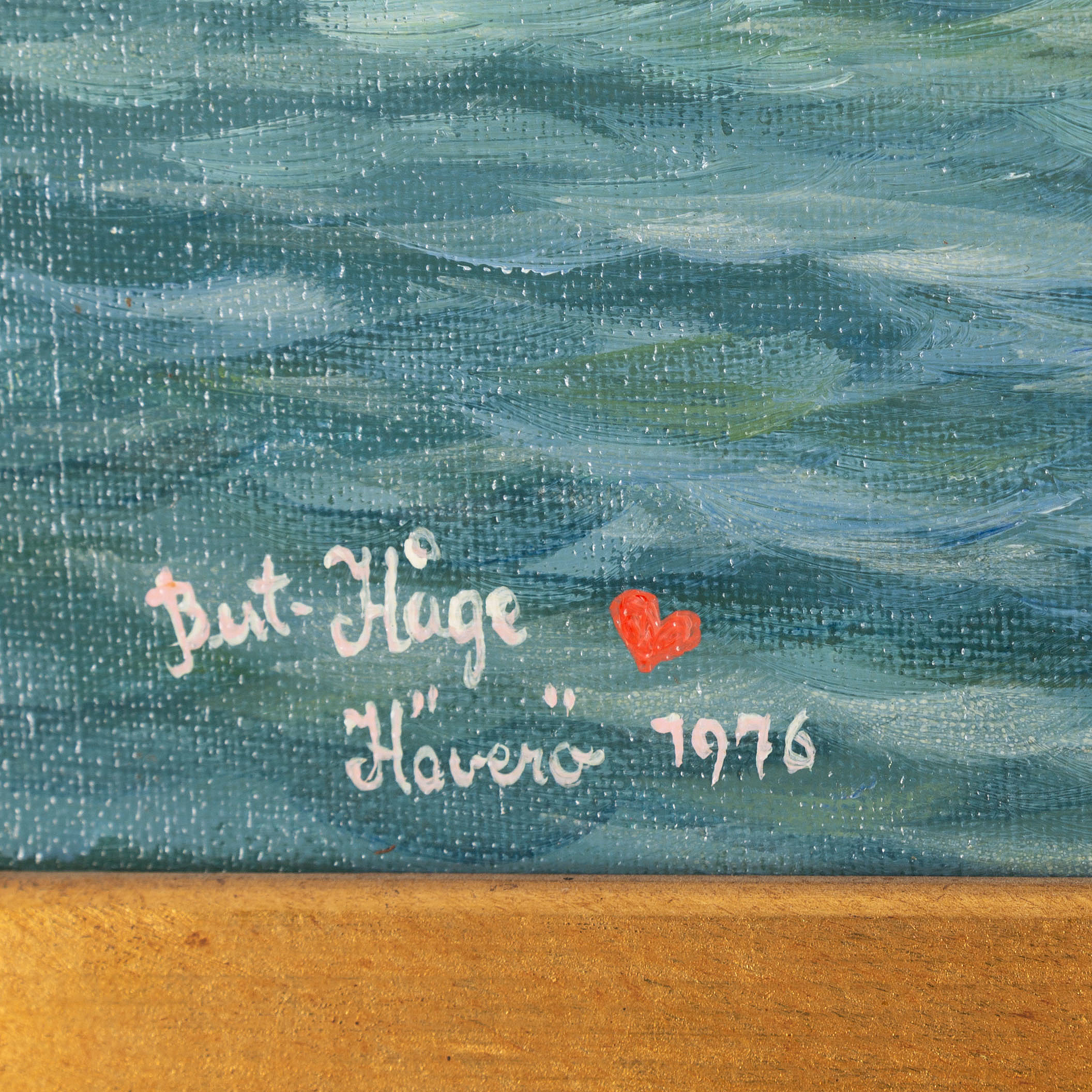 Bert Håge Häverö, oil on canvas, signed and dated 1976. - Bukowskis